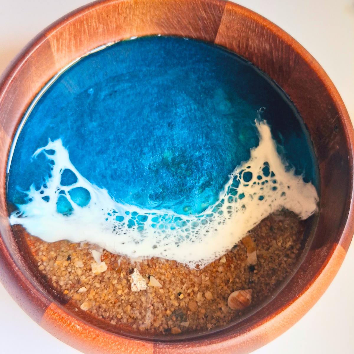 Hand-painted Ocean Scene Decorative Bowl | Coastal Home Décor Australia ...